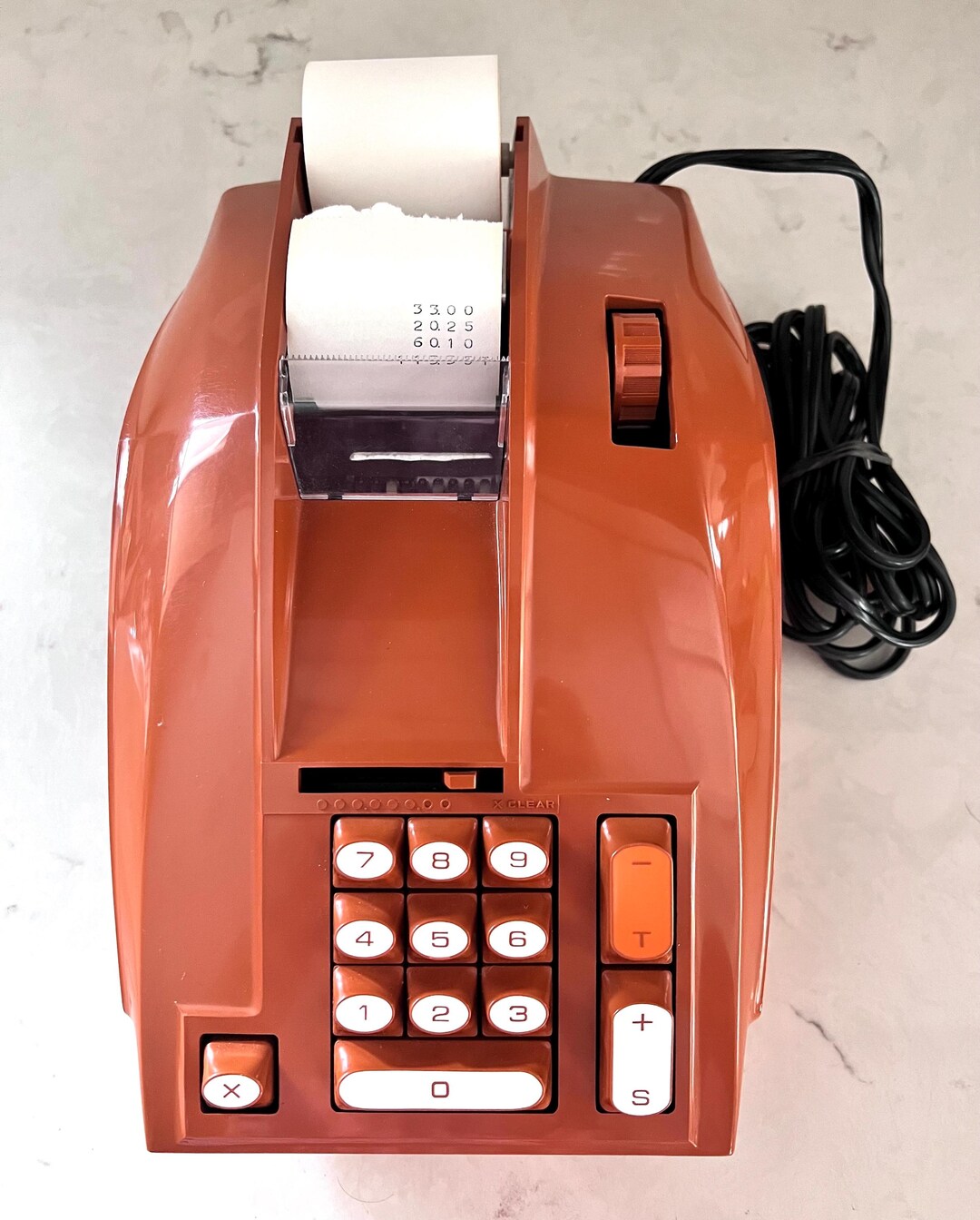 Vintage Sears Adding Machine Model 888.58800 Orange 1970s - Etsy