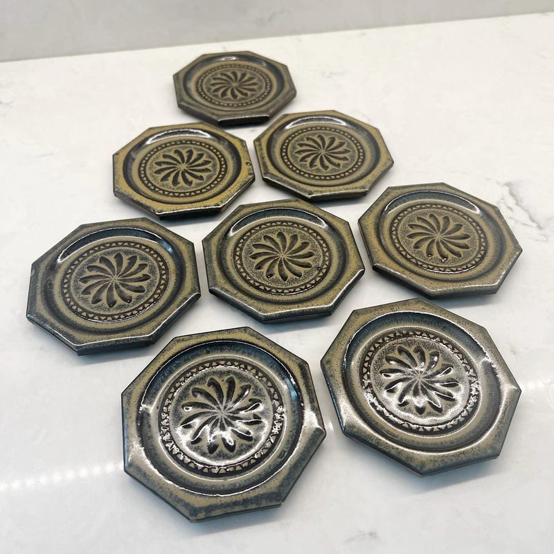 70s Coasters Stone - Etsy UK