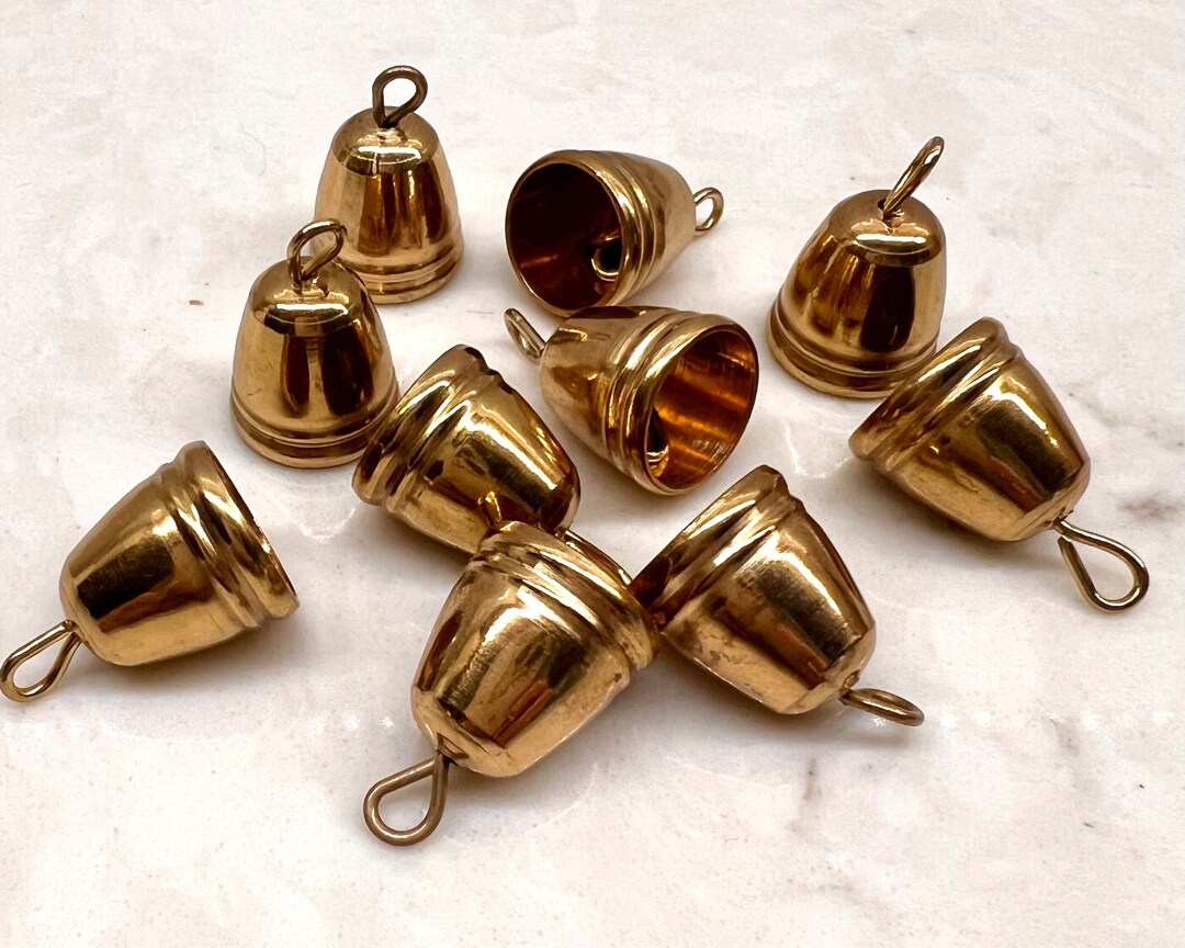 10pc Vintage Miniature Brass Bell 1970s Made in Denmark 1/2” - Etsy