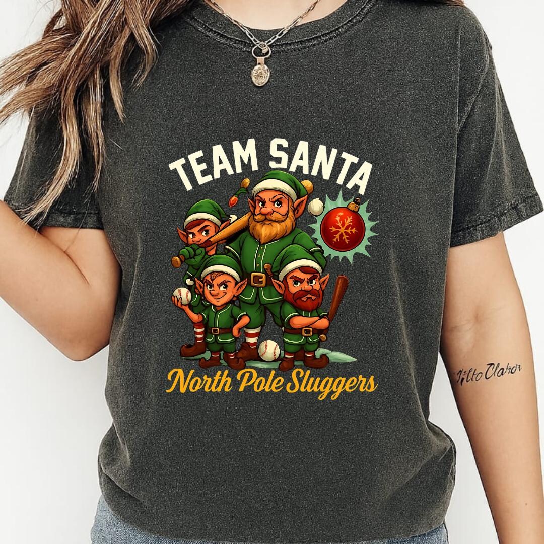 Elf Team Roster PNG L Christmas Elf Family or Friends Clipart L ...