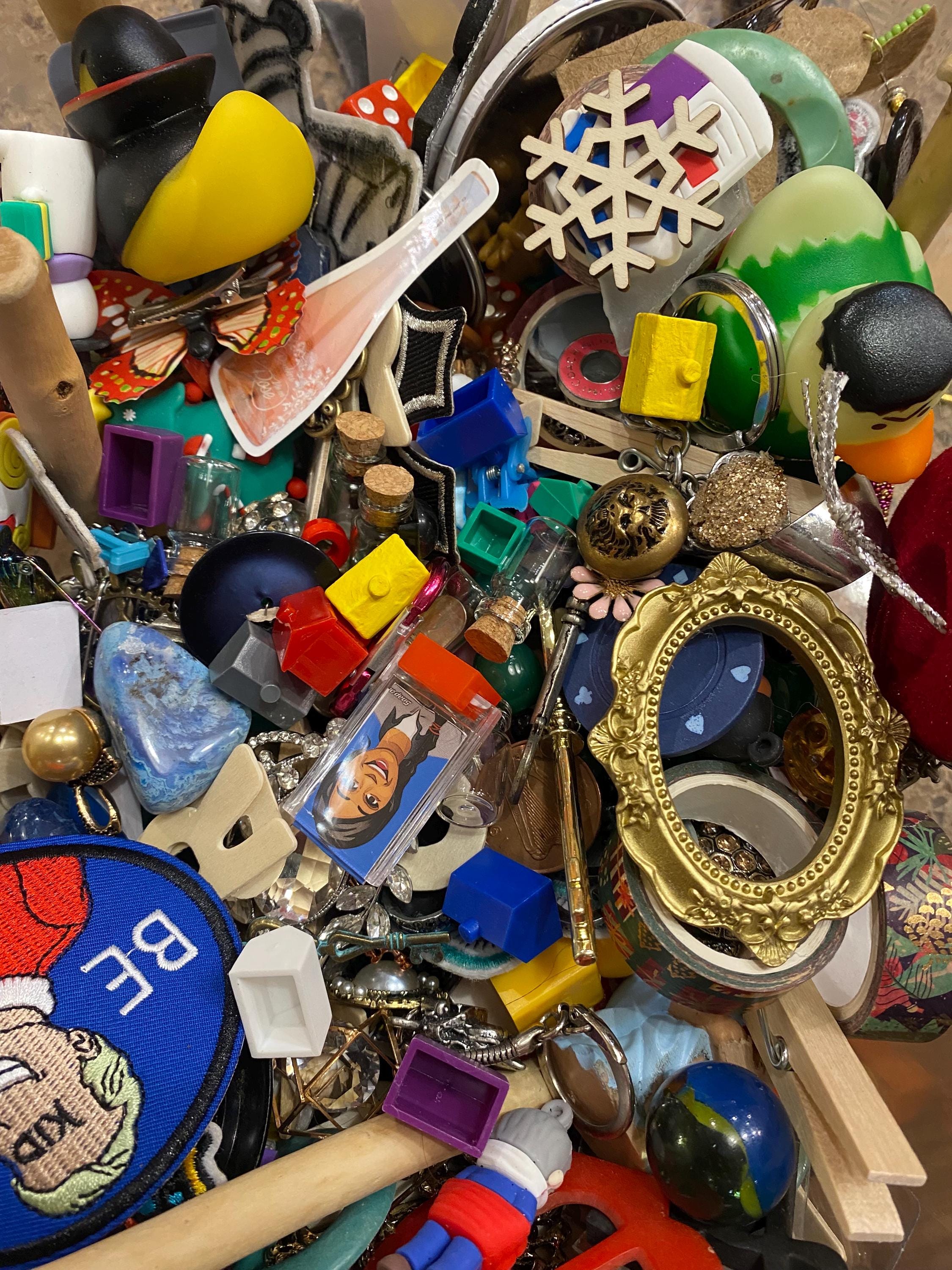 Mystery Junk Drawer Scoop: Vintage Trinkets, Craft Supplies, Oddities ...