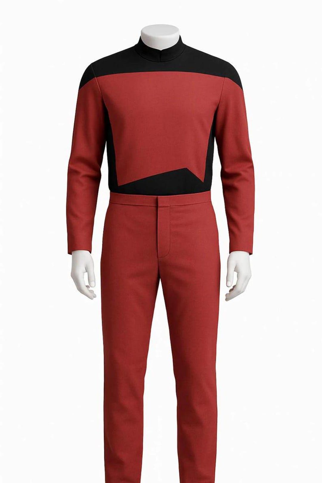 Star Trek Captain Picard Red Uniform | Pants & Shirt Set | Starfleet ...