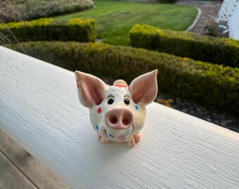 Small Pig, Miniature Pig, Piglets, Hand Made Pigs, Stoneware Pigs, Clay ...