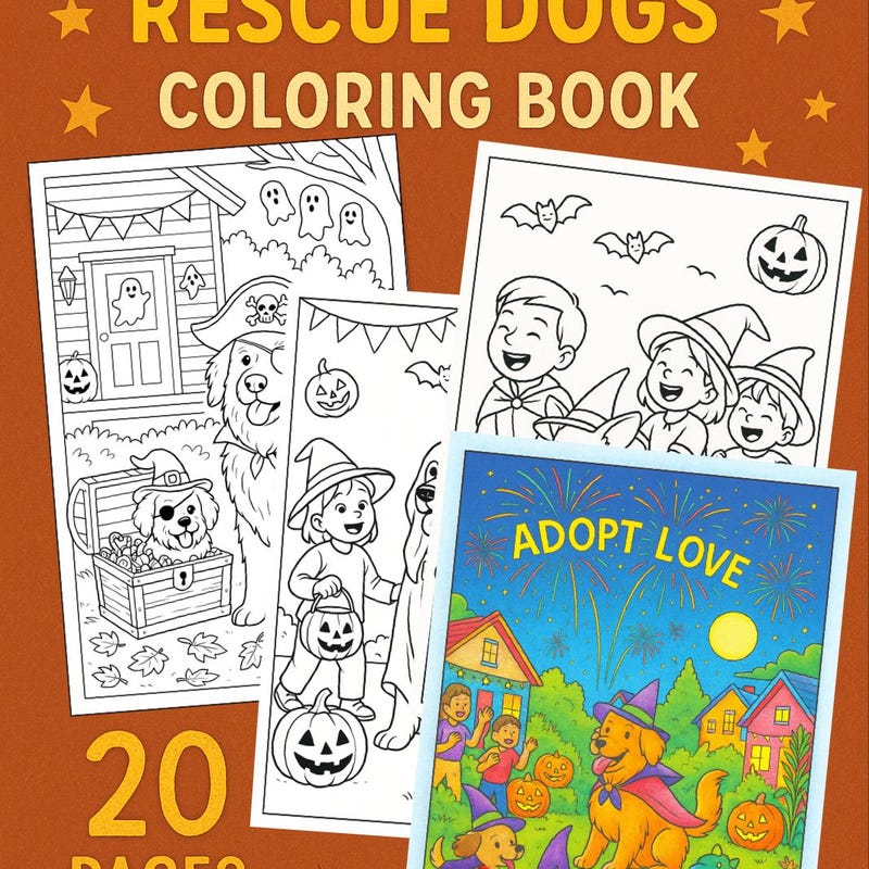 Animal Rescue Coloring - Etsy