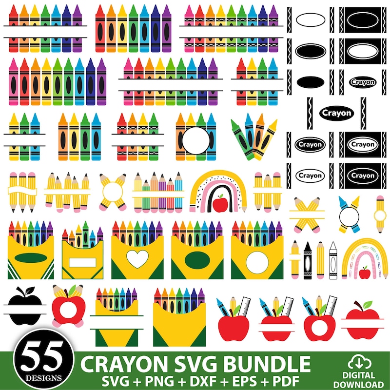 Crayola Svg - Etsy