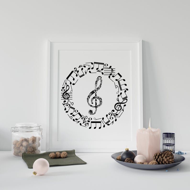 Music Notes Svg Bundle, Music Symbols Svg, Music Notes Png Clipart ...