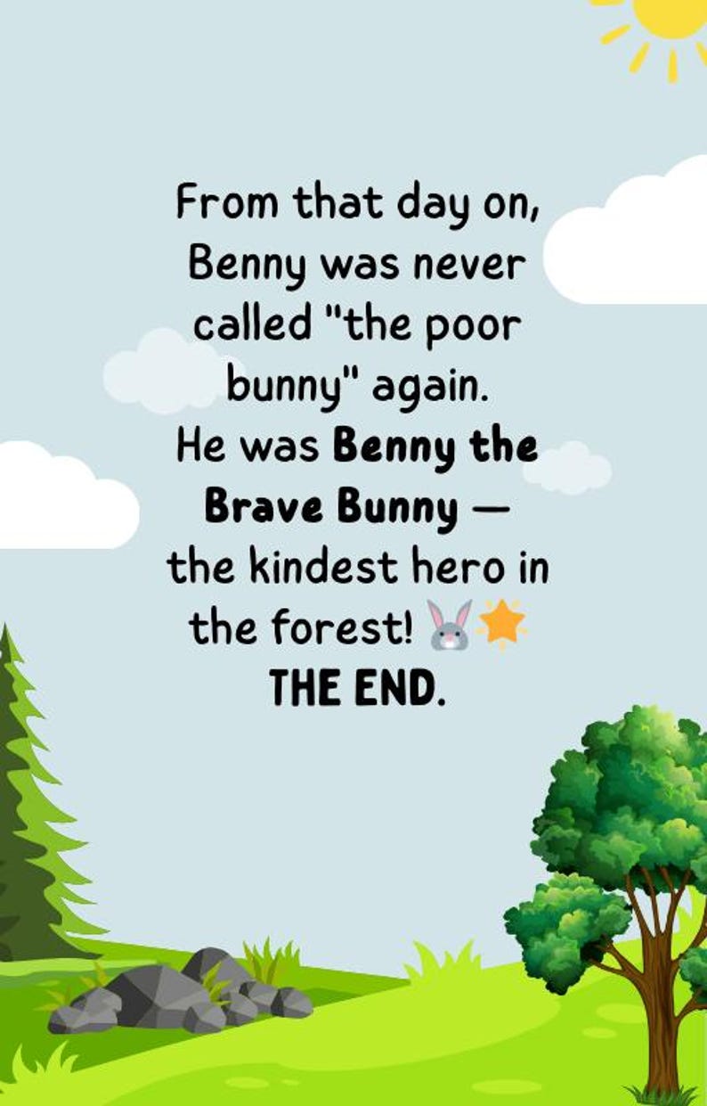 The Poor Bunny – Digital Storybook Download | Heartfelt Tale for Kids ...