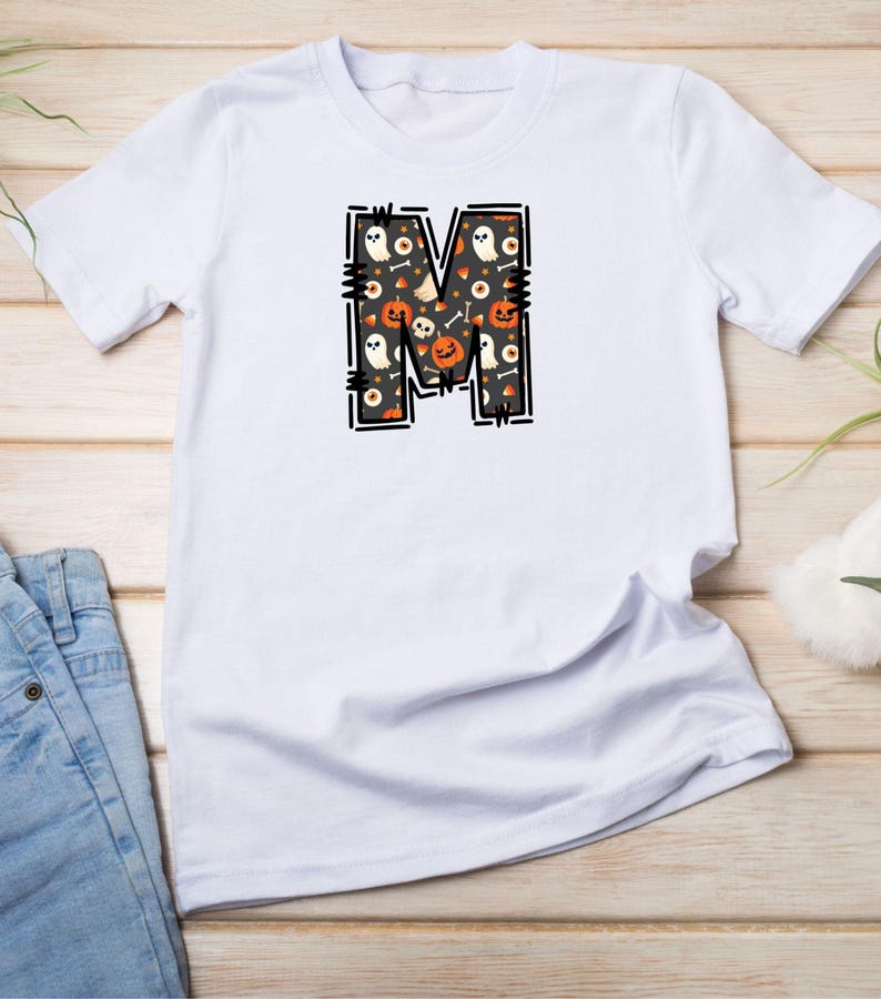 Halloween Alphabet SVG | Doodle Letter PNG Bundle | Halloween Clipart ...