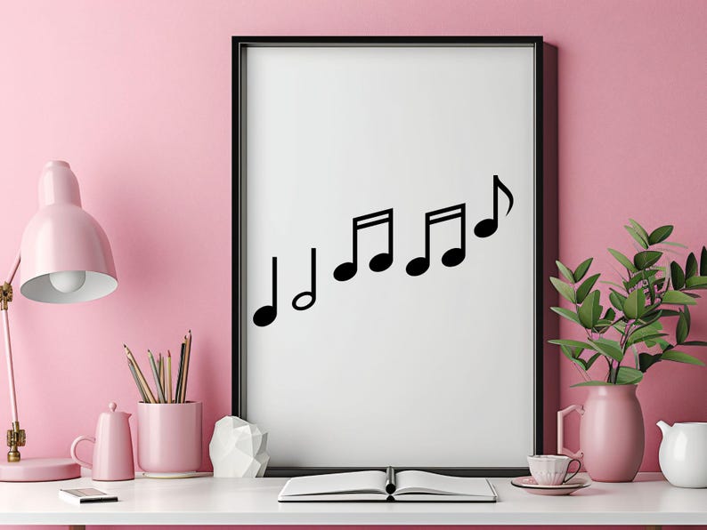 Musical Notes SVG: Music Key Vector Art (digital Download) - Etsy