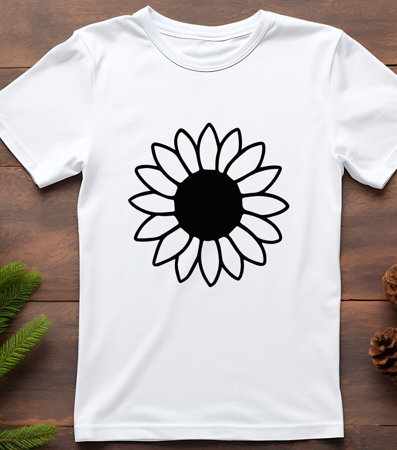 Sunflower SVG Bundle: Floral Clipart, Cricut Cut Files (digital ...