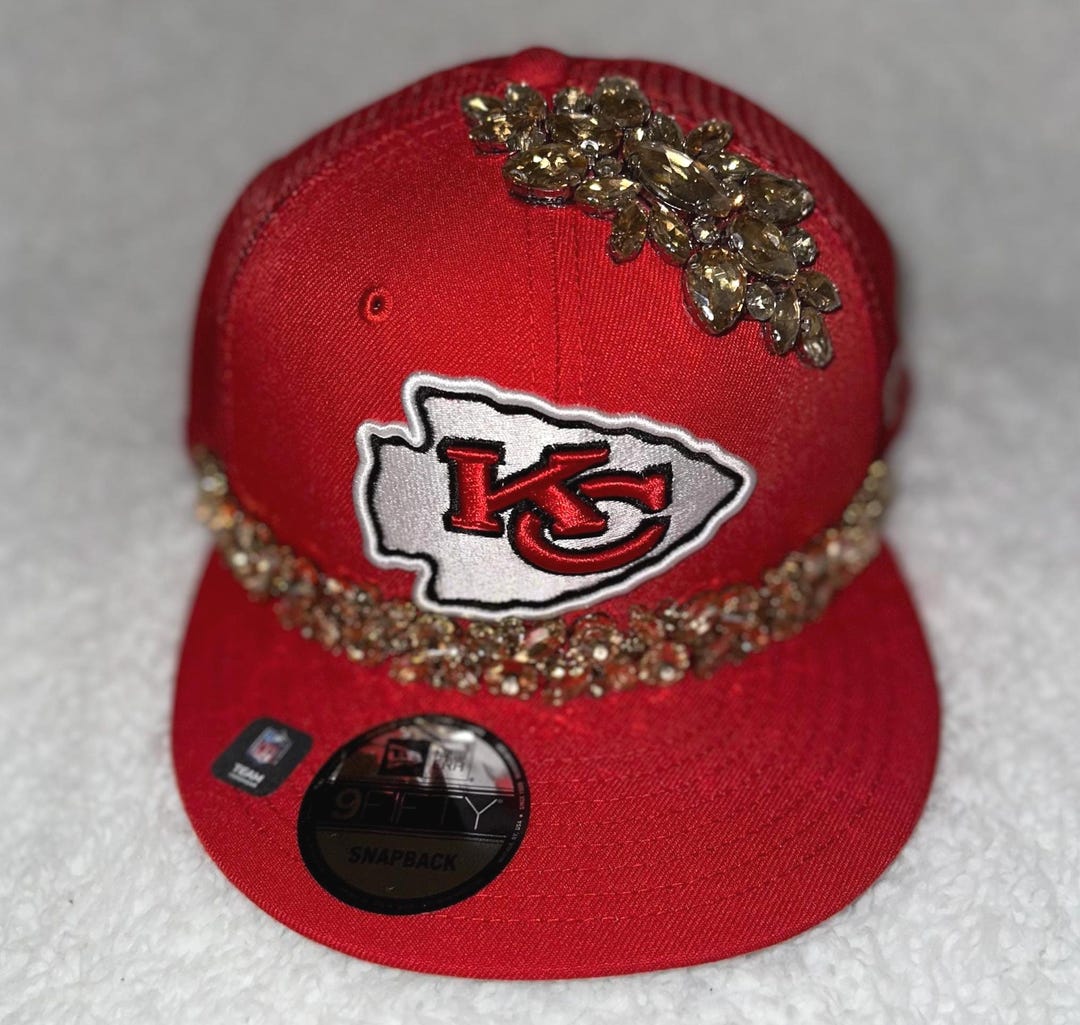 Kansas City Chiefs Rhinestone Hat - Etsy