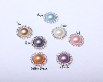 Rhinestone Button for Flatback Crystal Decorative Buttons for - Etsy