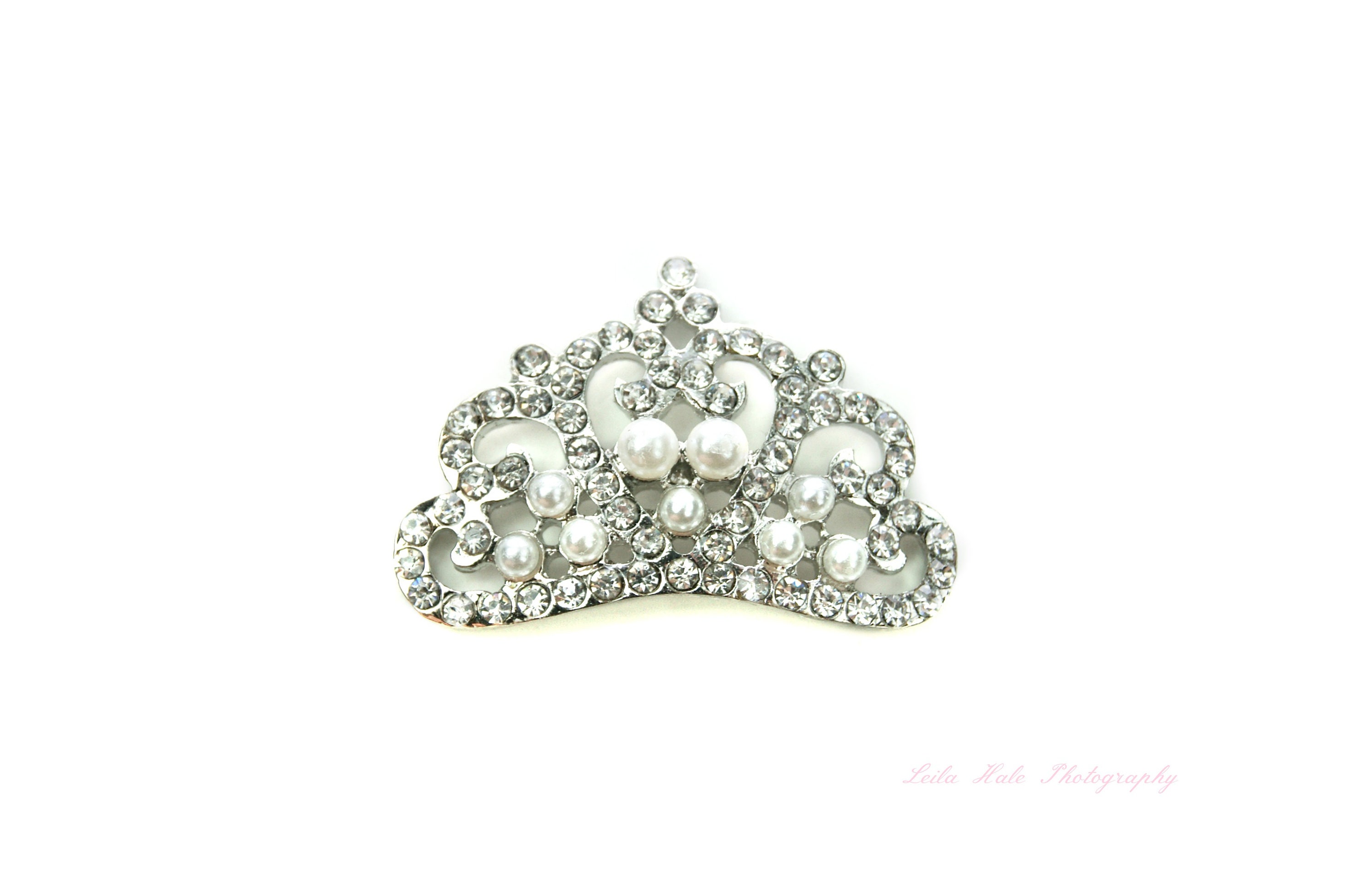 Corona Tiara Perla flatback pedrería botones Flatback DIY | Etsy