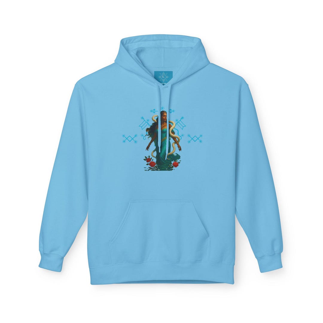 Ayida Wedo Veve Hoodie | Haitian Vodou Symbol, Serpents & Rainbow Veve ...