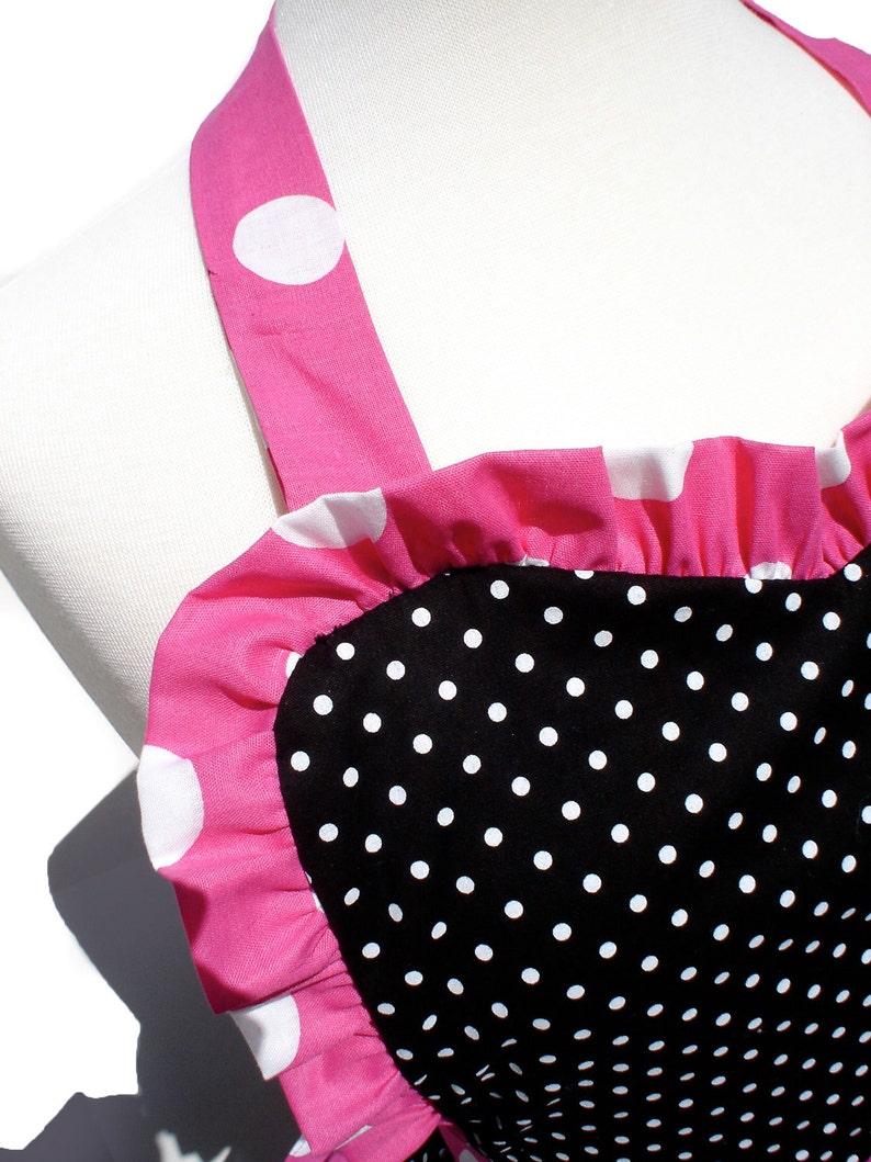 Retro Vintage Inspired Polka Dots Pinup 1950s Apron FREE - Etsy