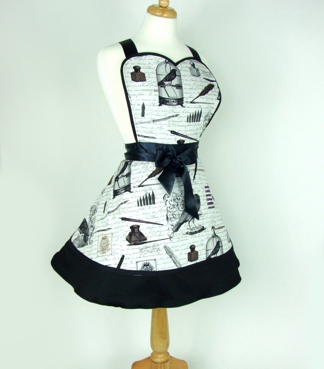 The Raven Edgar Allen Poe Inspired Apron | Etsy