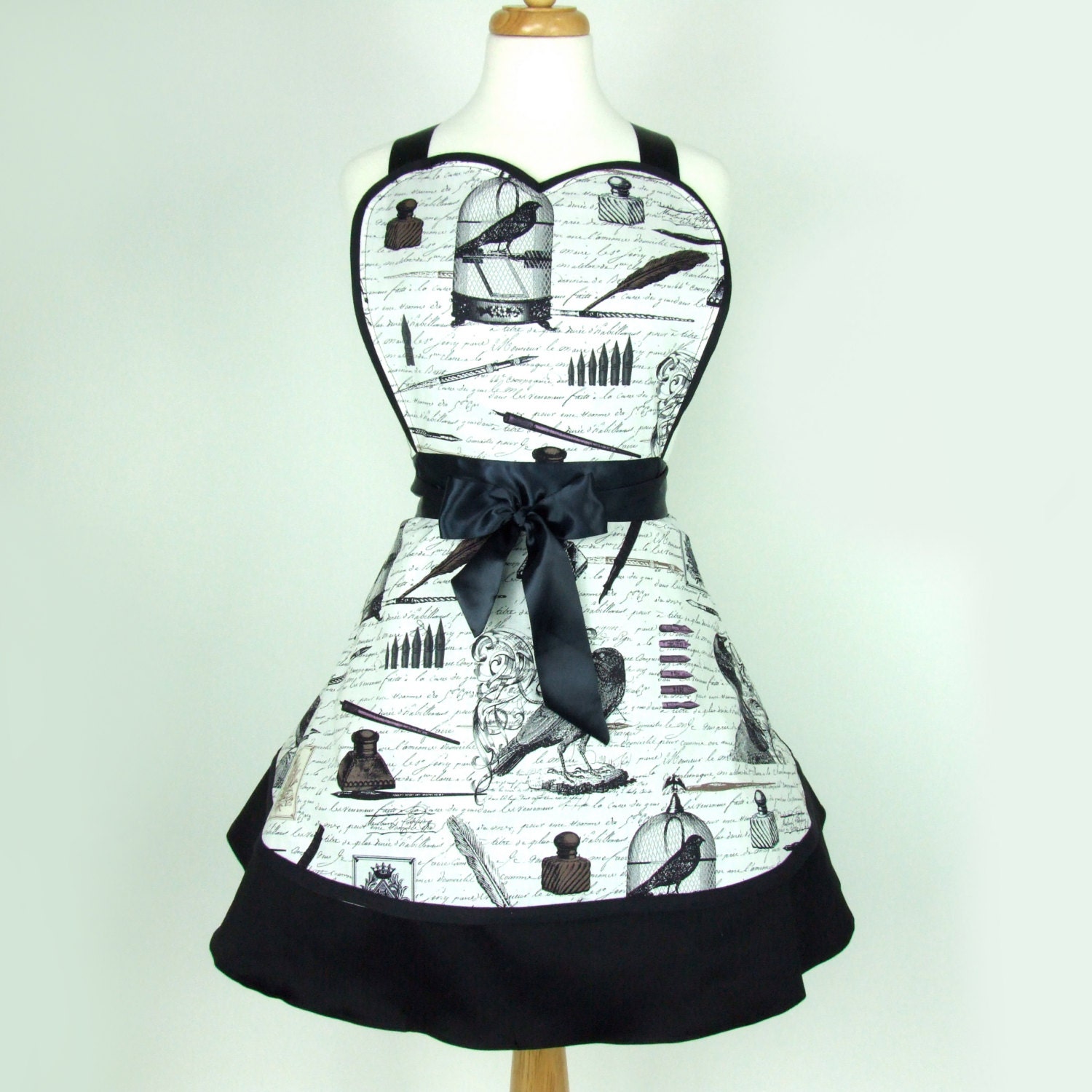 The Raven Edgar Allen Poe Inspired Apron - Etsy