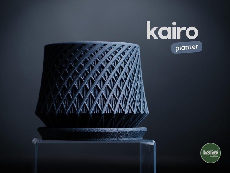 Kairo 3D Printed Planter - 100mm Height - Etsy