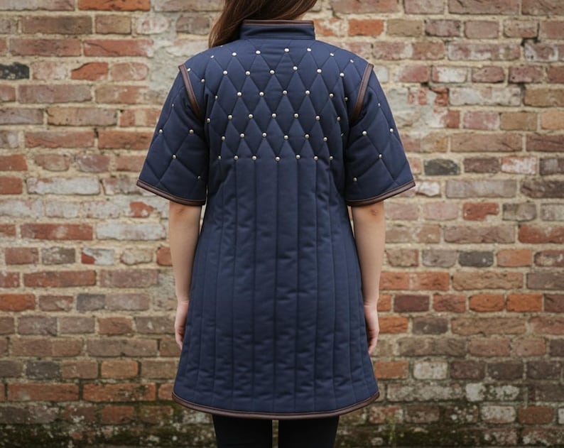Medieval Gambeson, Padded Armor Coat, Viking Gambeson, Full Length With ...