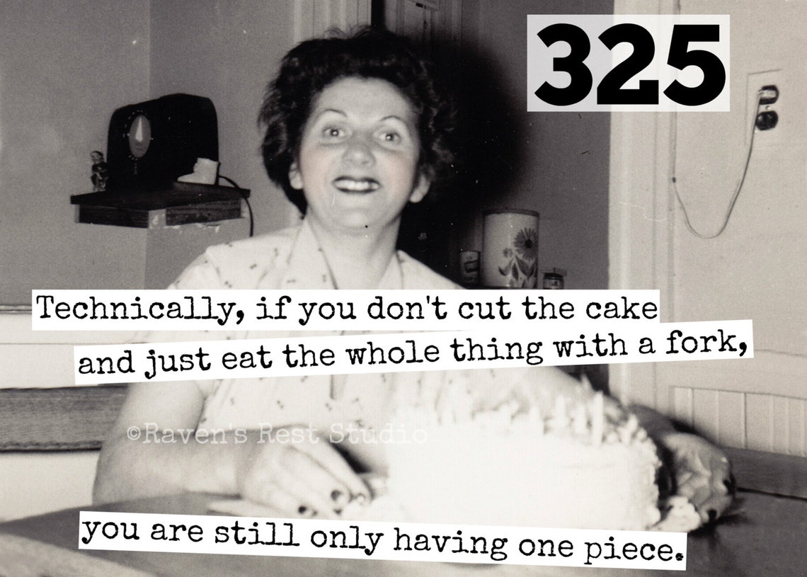 Card 325. Funny Birthday Card. Technically If You Don't - Etsy