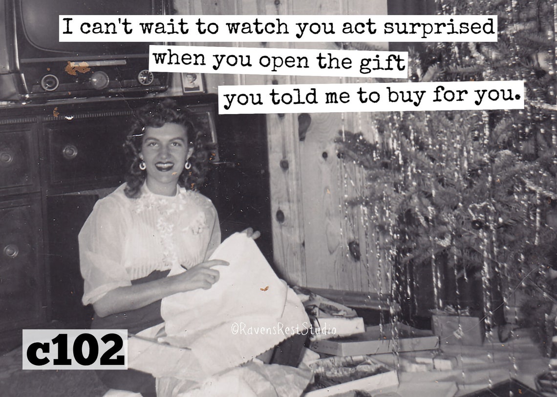 Christmas Card C102. 'I Can't Wait to Watch You Act - Etsy