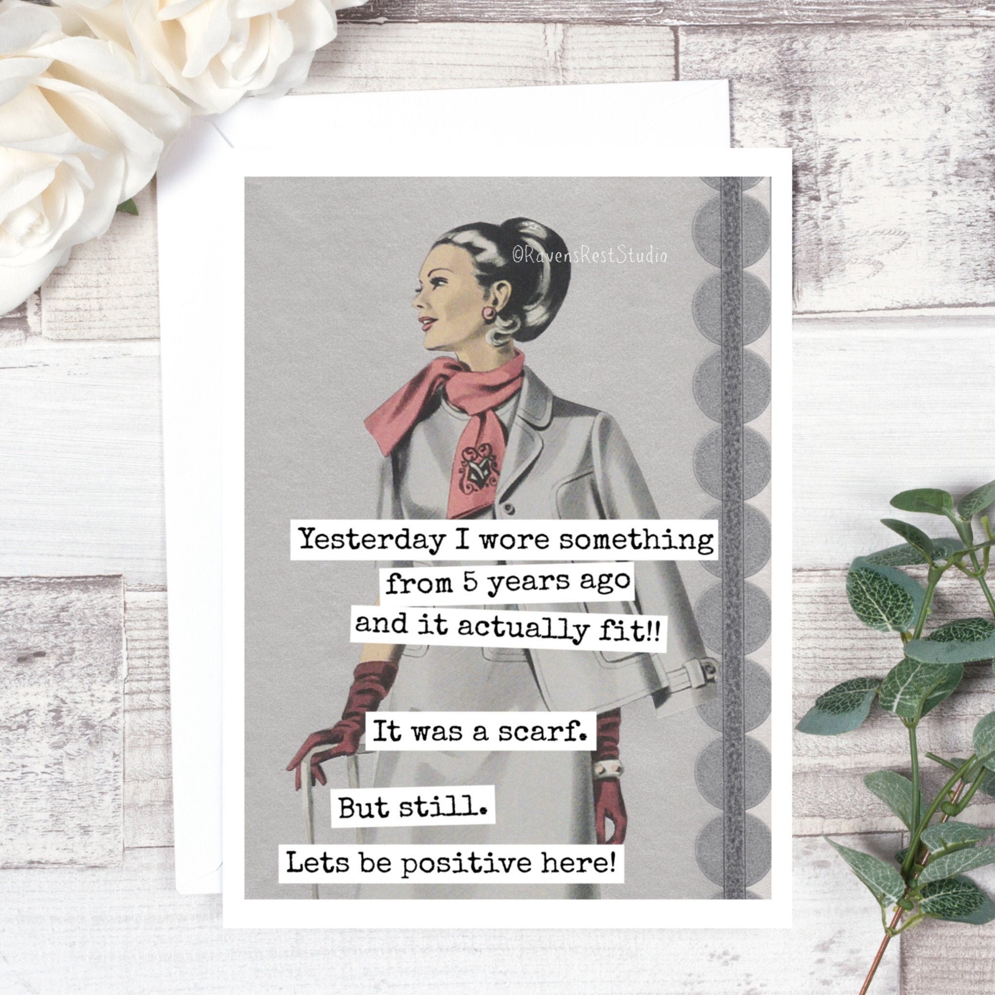 Card fm92. Funny Greeting Card. Yesterday I Wore Something | Etsy