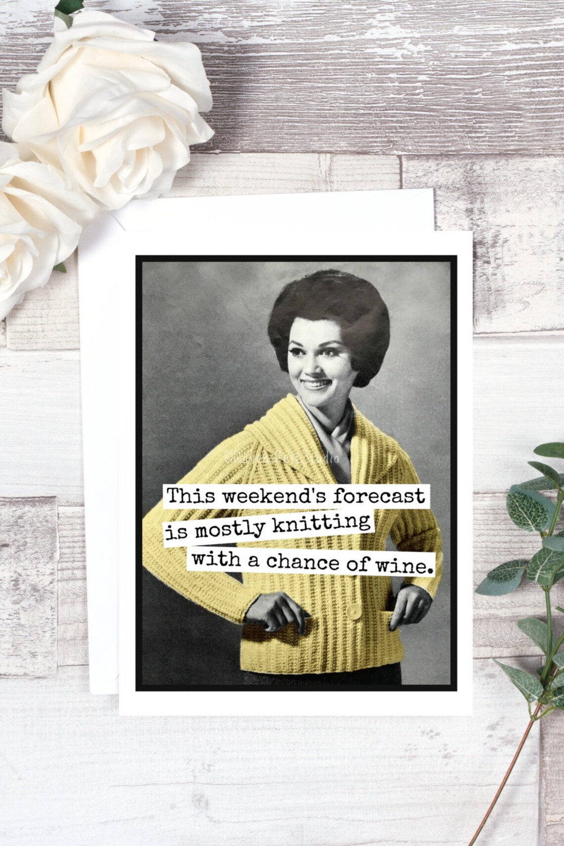 Card 527. Funny Greeting Card. This Weekend's Forecast is - Etsy