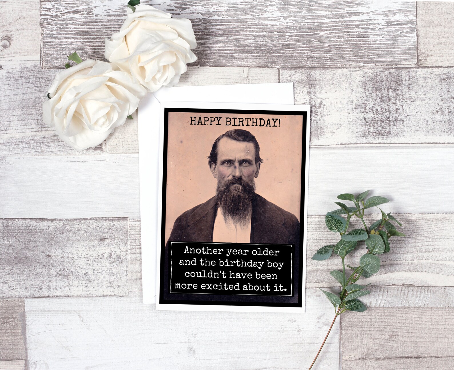 Card mr87. HAPPY BIRTHDAY. Another Year Older and the - Etsy