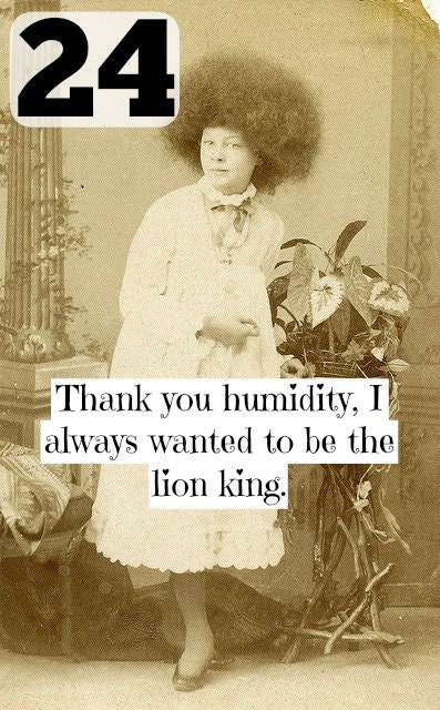 Card 24. Funny Greeting Card. Thank You Humidity I Always | Etsy