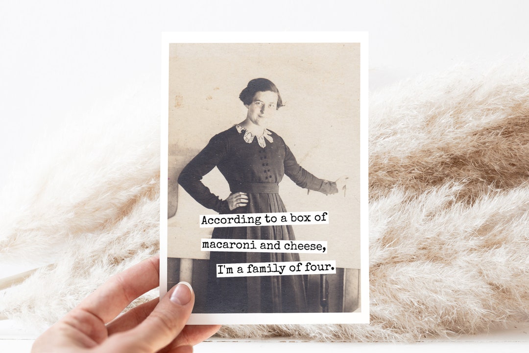 Card #776. According to A Box of Macaroni and Cheese, I'm A Family of ...