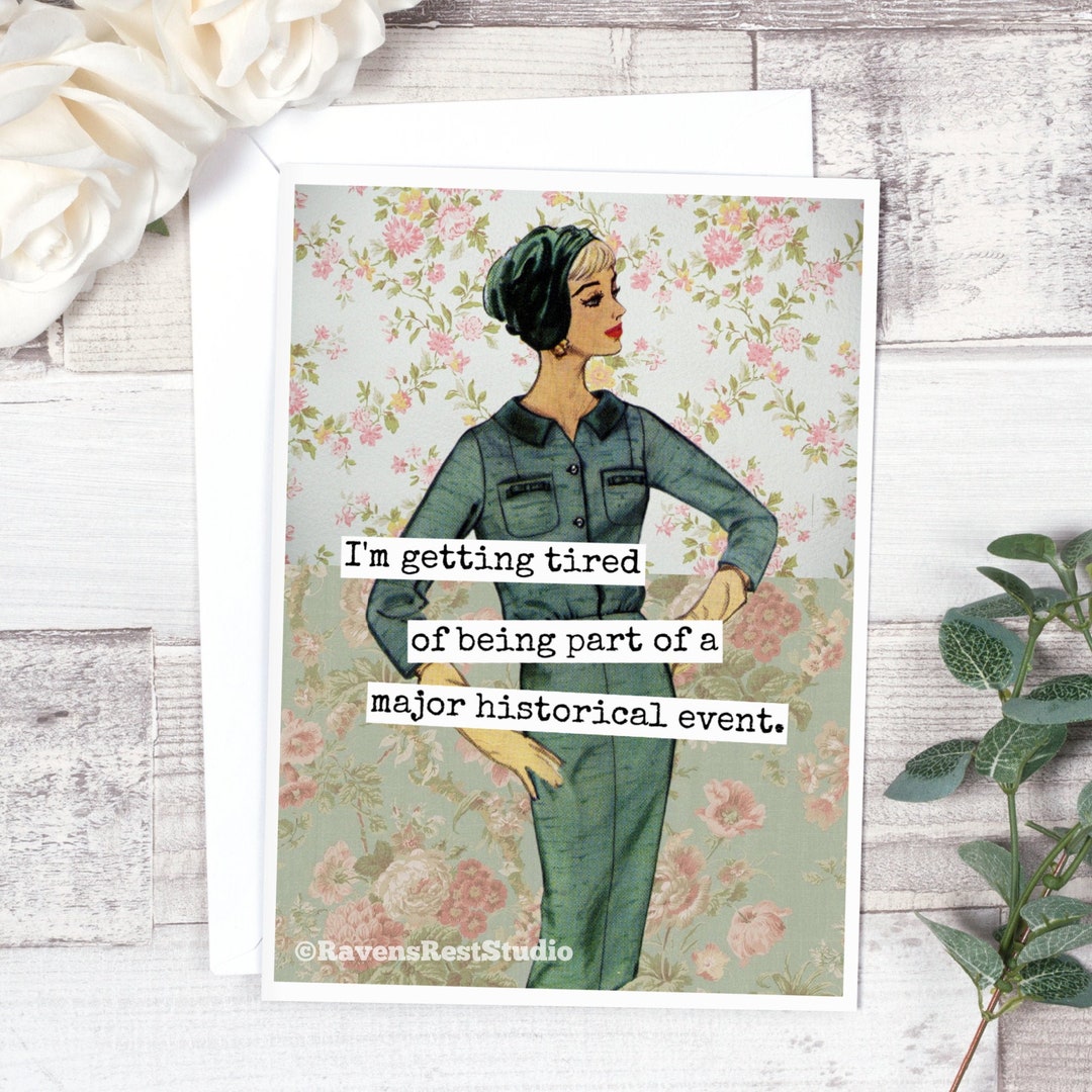 Card fm159. Greeting Card. I'm Getting Tired of Being Part of A Major ...
