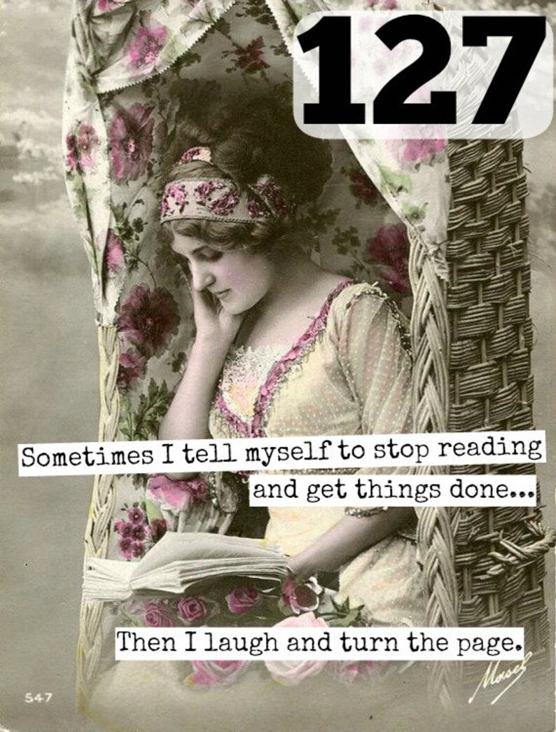 Card 127. Greeting Card. Sometimes I Tell Myself To Stop | Etsy