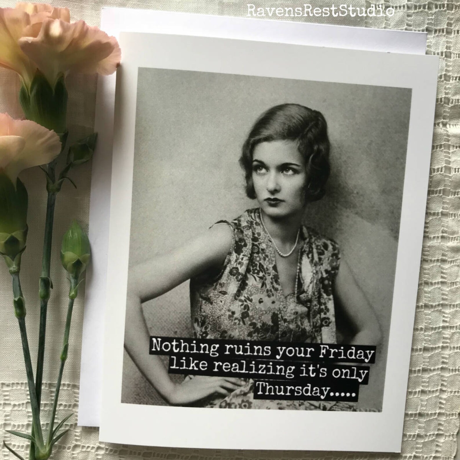 Card 54. Funny Greeting Card. Nothing Ruins Your Friday Like | Etsy