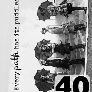 Card #40. Encouragement Card. Every Path Has Its Puddles. Motivational ...