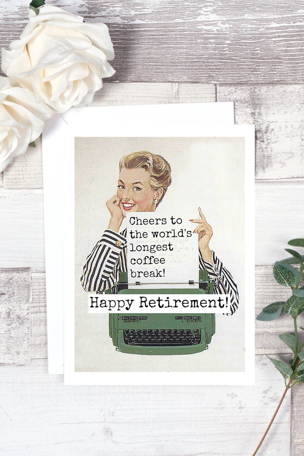 Card 218. Retirement Card. Cheers to the World's Longest Coffee Break ...