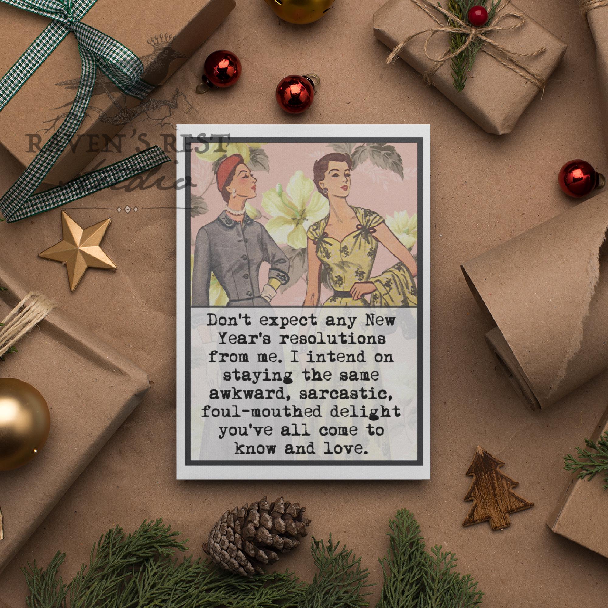 Christmas Card #fmx15. Don't Expect Any New Year's Resolutions From Me ...