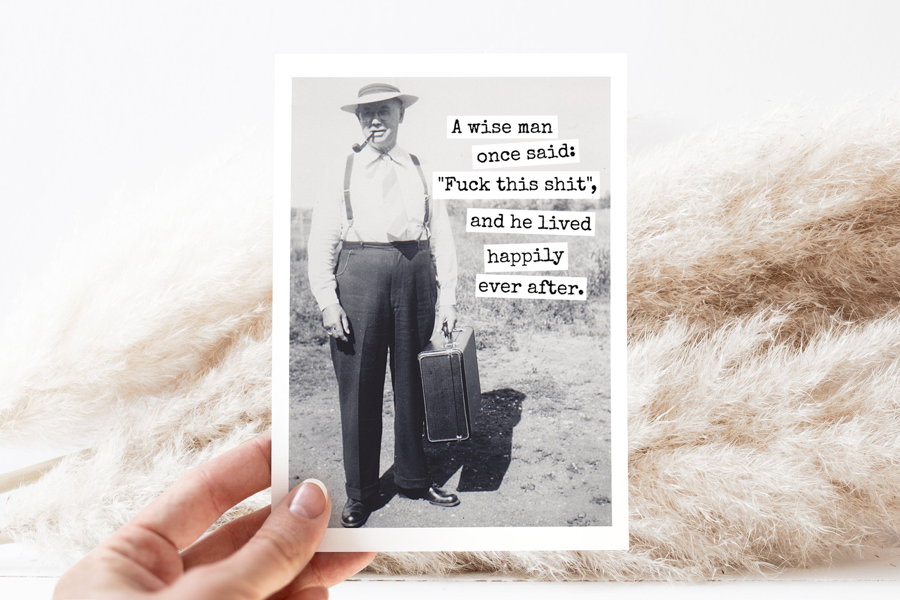 Card 592. Funny Card for Him. Funny Greeting Card. Funny - Etsy