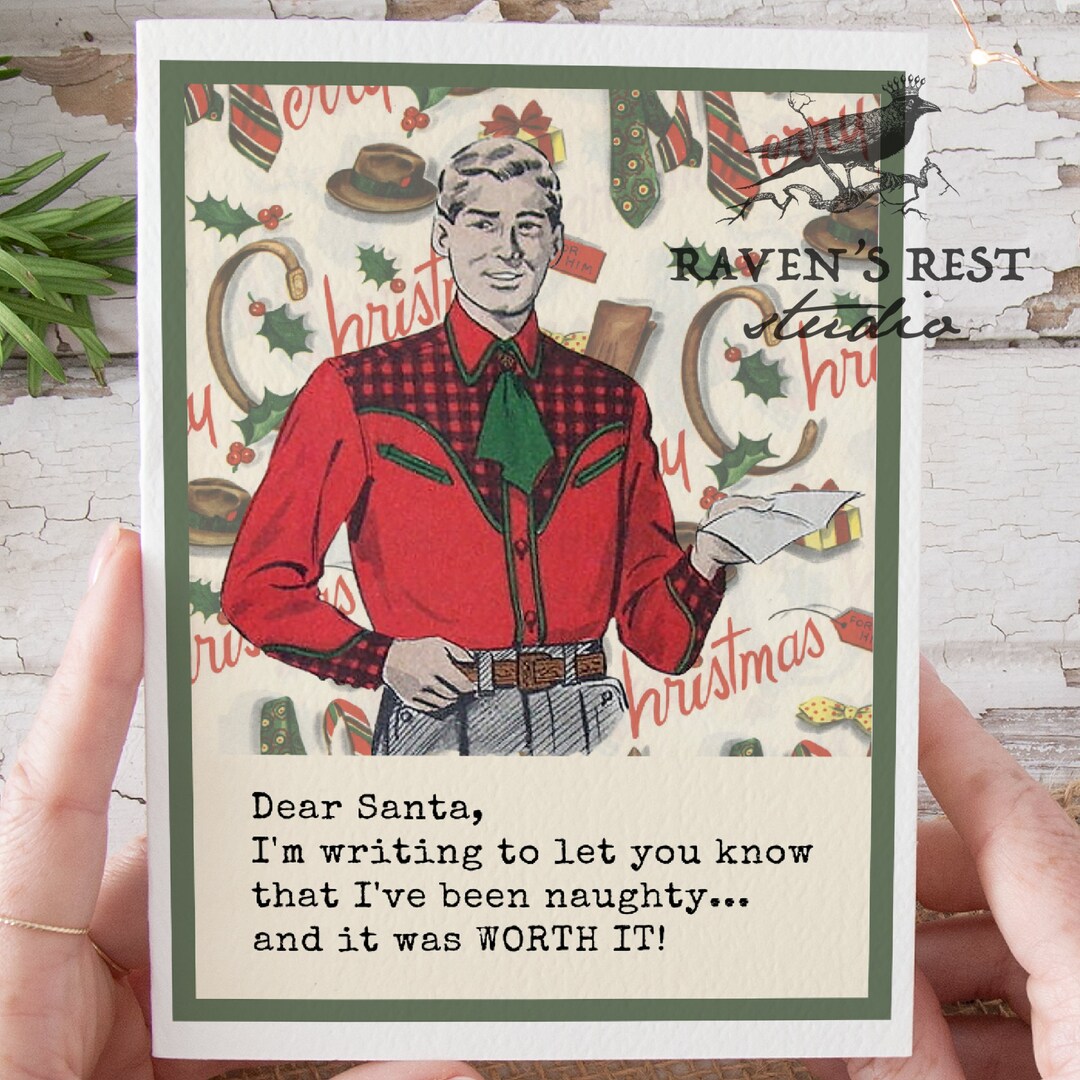 Christmas Card #fmx9. Dear Santa, I'm Writing to Let You Know... Funny ...