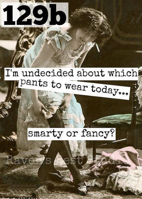 Card 129b. Funny Greeting Card. I'm Undecided About Which | Etsy