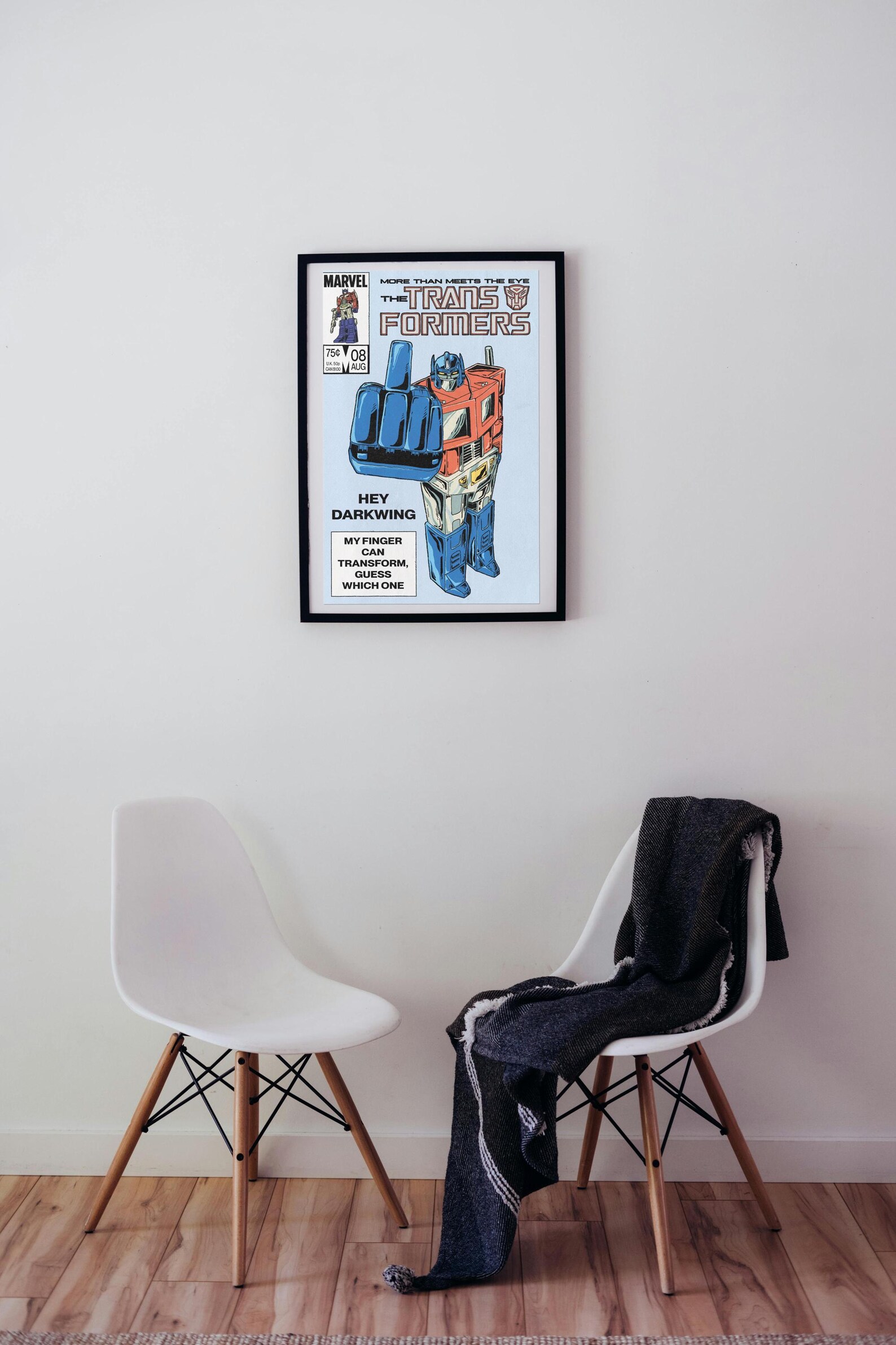 Transformers Comic - Optimus Prime My Finger Can Transform 11x17" - Etsy