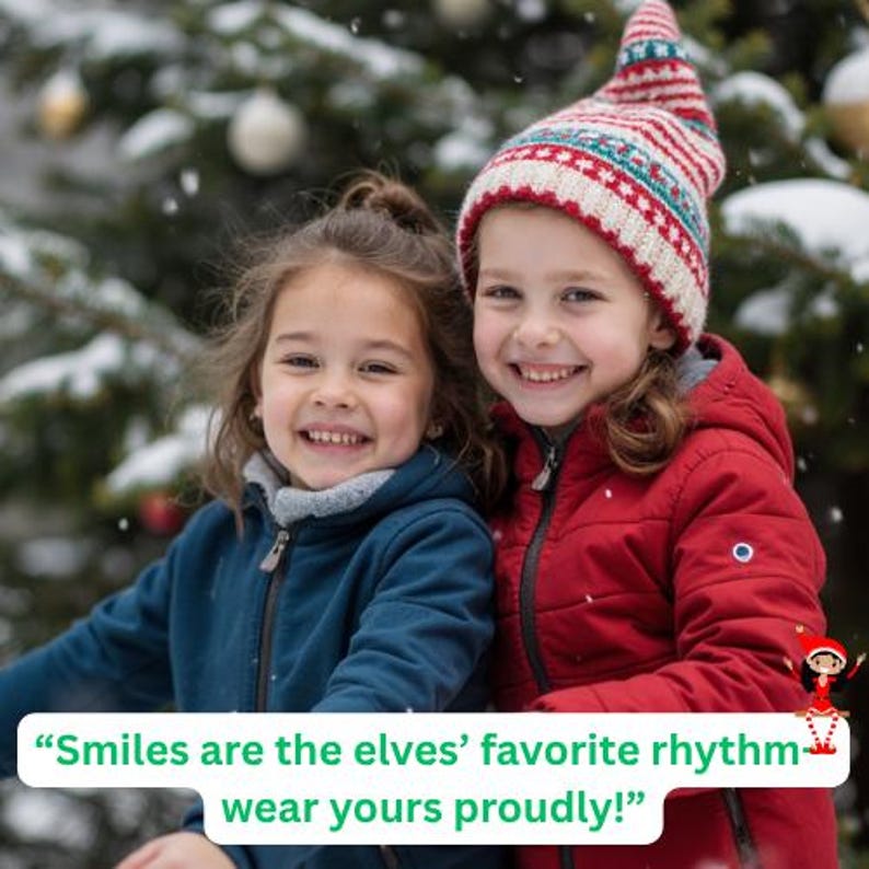 Elf Dance Party Printable Set, Kids Christmas Activity (PDF) - Etsy