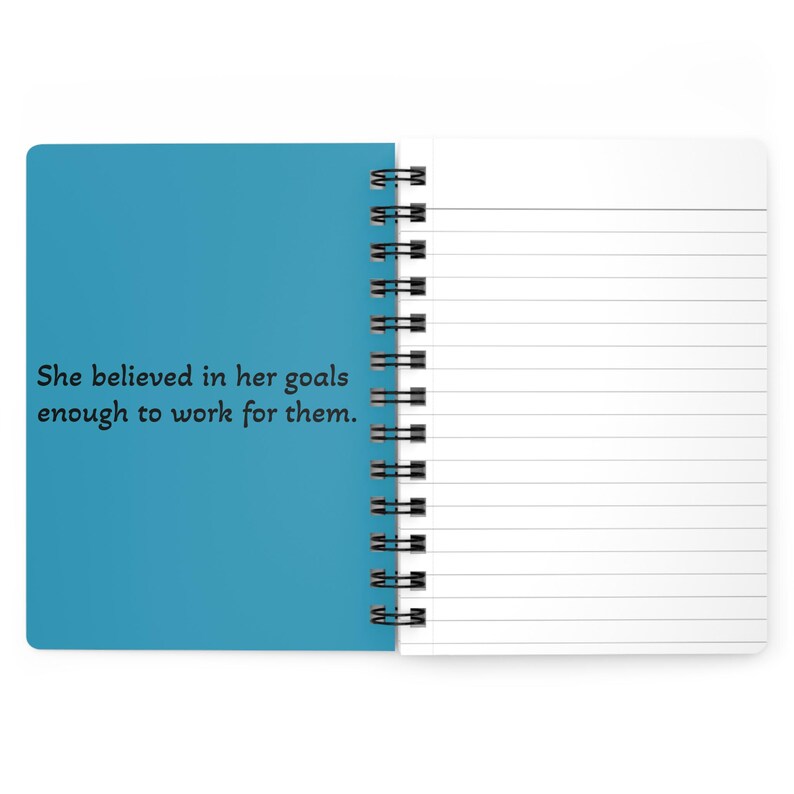 Goal-getter Office Girl Spiral Bound Journal | Productivity Notebook - Etsy