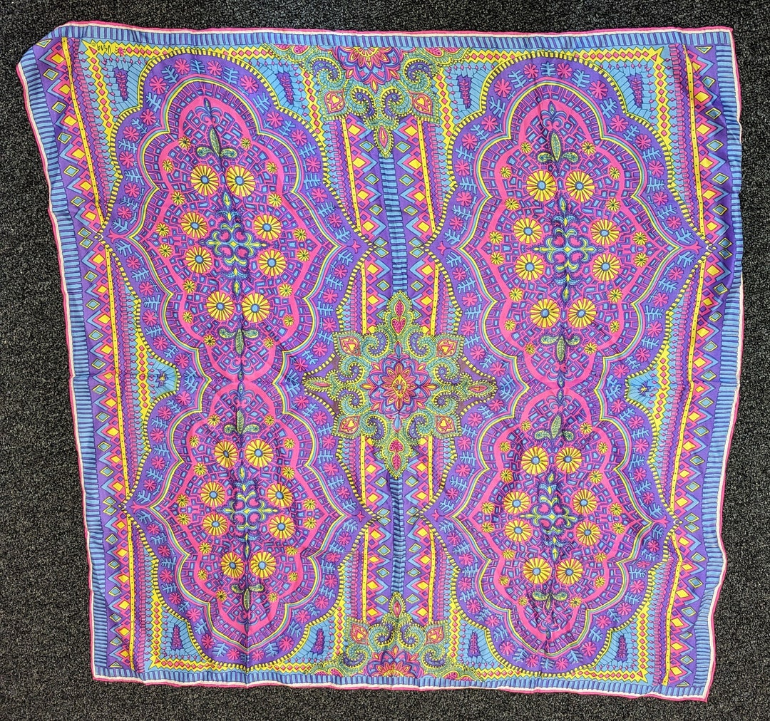 Vera Ladybug Silk Scarf 30" - Etsy