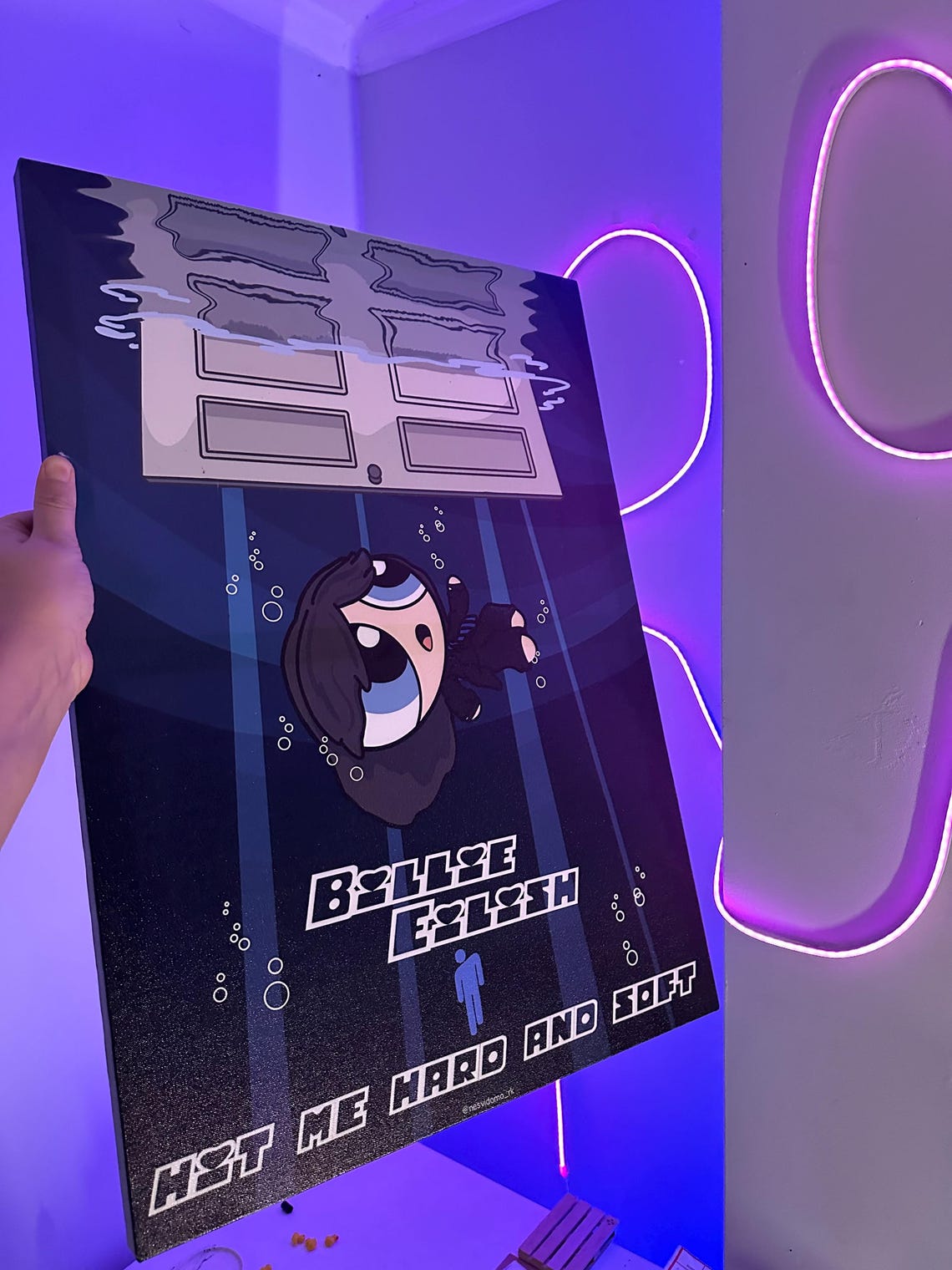 Billie Eilish Fan Art Poster: Powerpuff Girls Style (digital Download ...