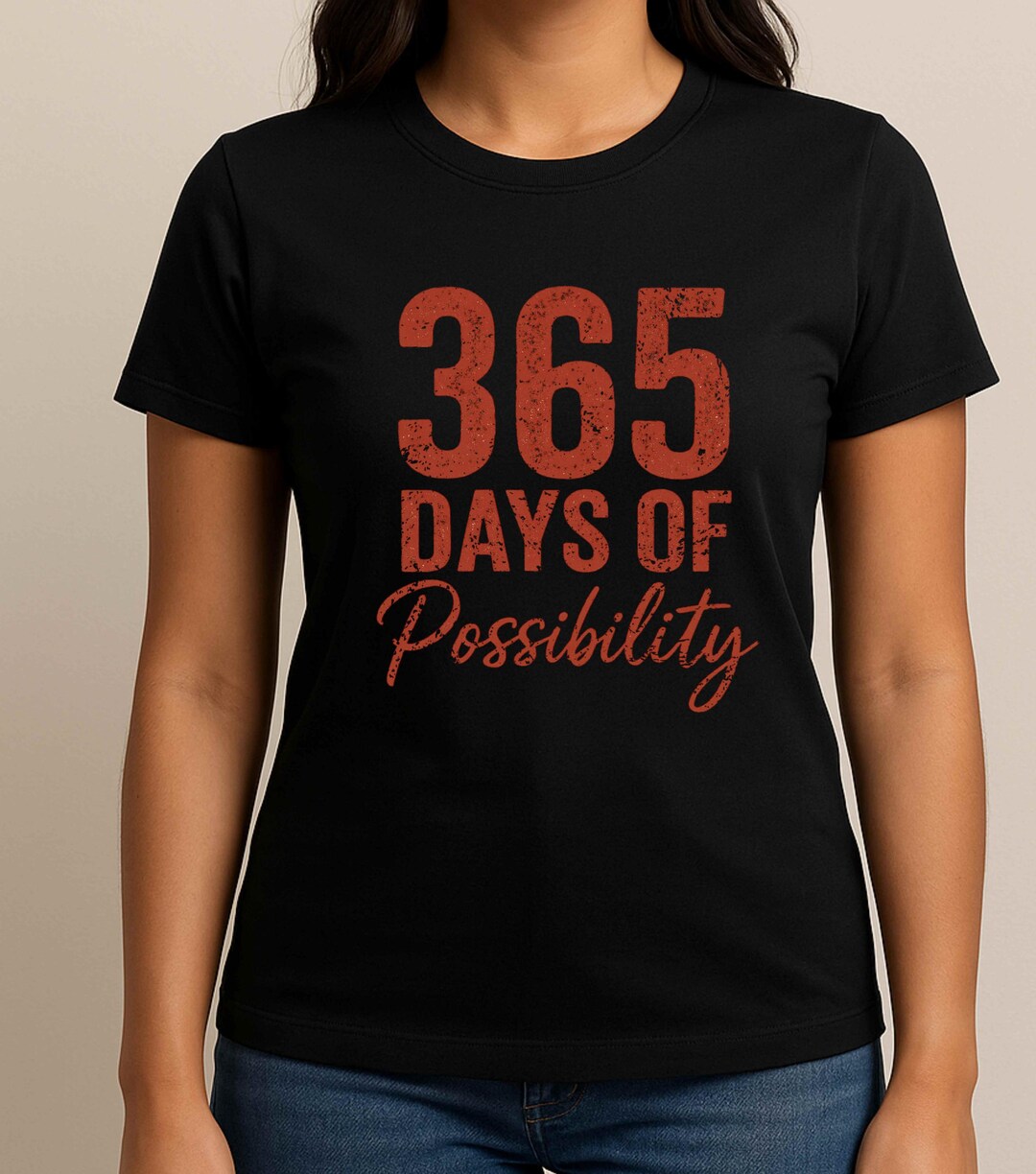 365 Days of Possibility PNG, Inspirational Quote Sublimation ...
