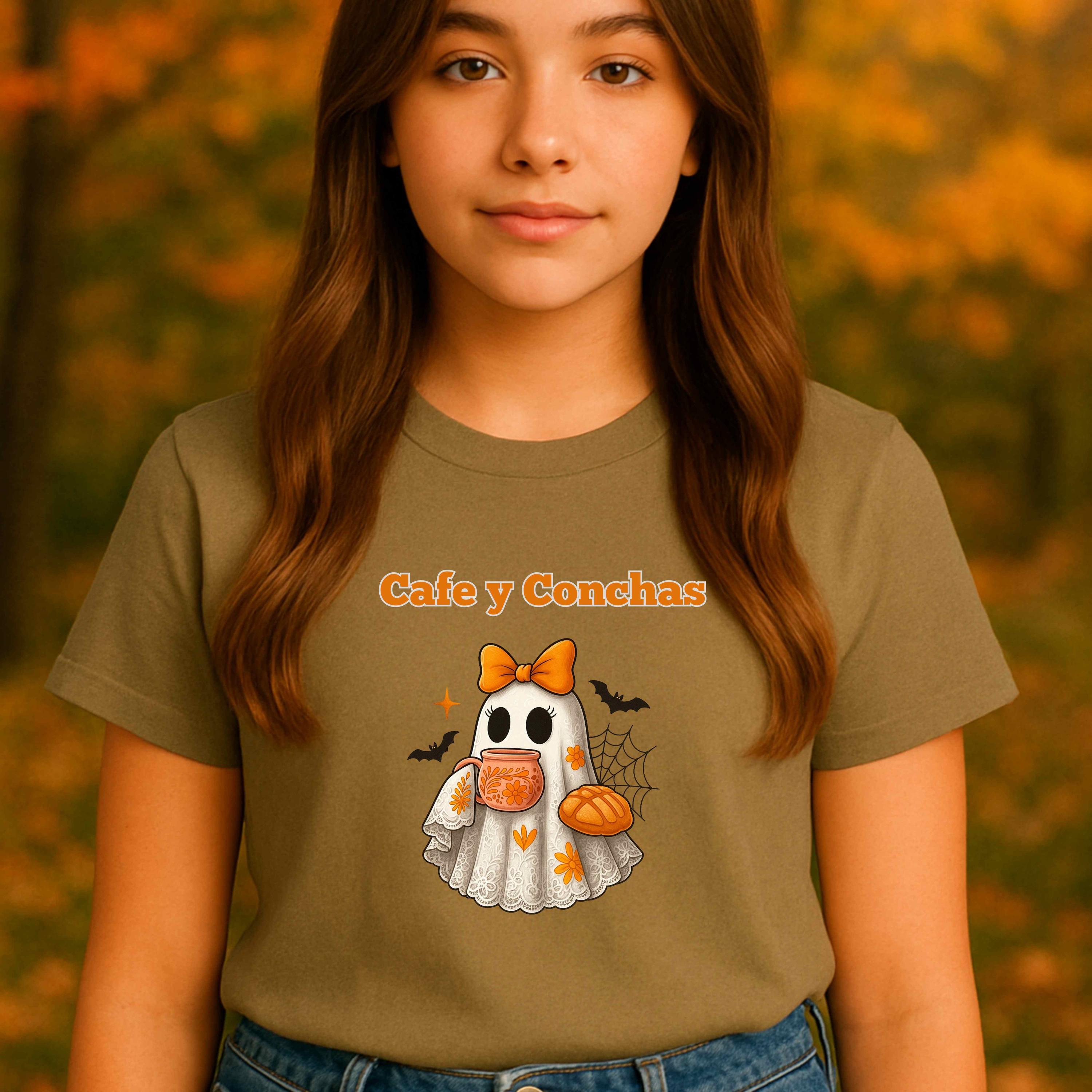 Cafe Y Conchas Ghost Clipart: Pan Dulce Fall Digital Art - Etsy