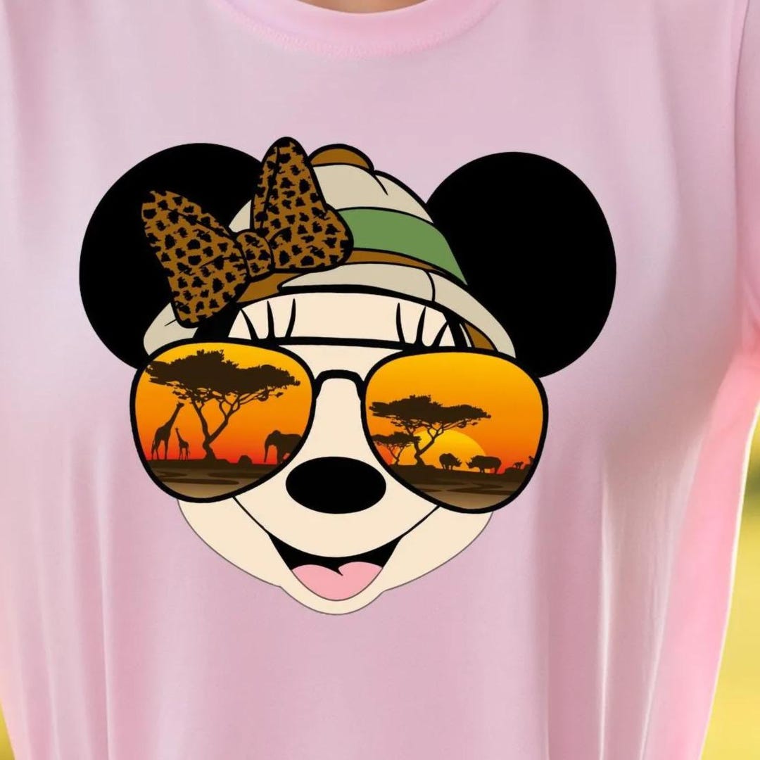 Minnie Mouse Shirt Family Disney Trip - Safari Animal Kingdom Tee ...