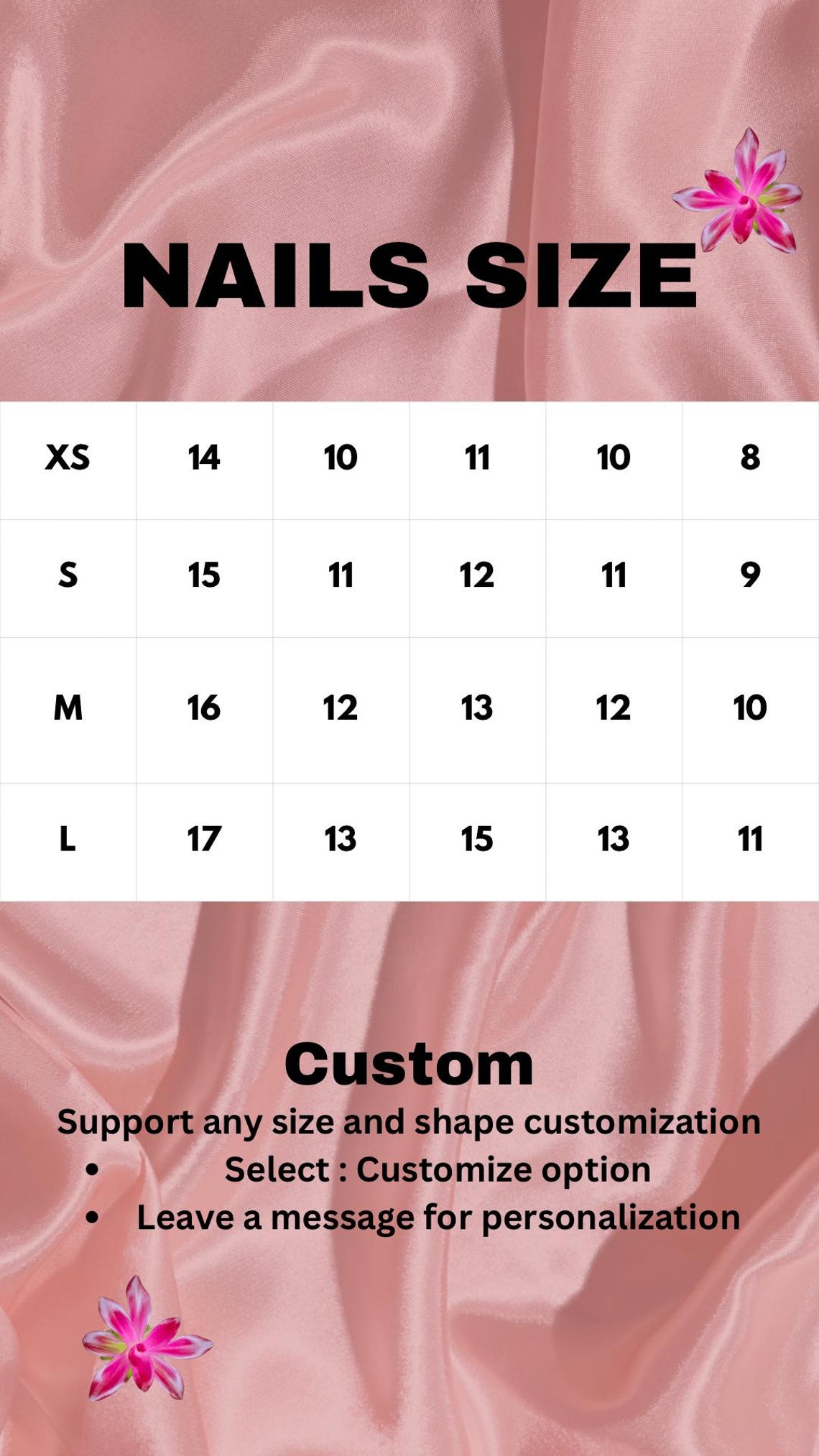 Custom Cat Eye Press on Nails: Floral Nail Art, Full Kit Included - Etsy