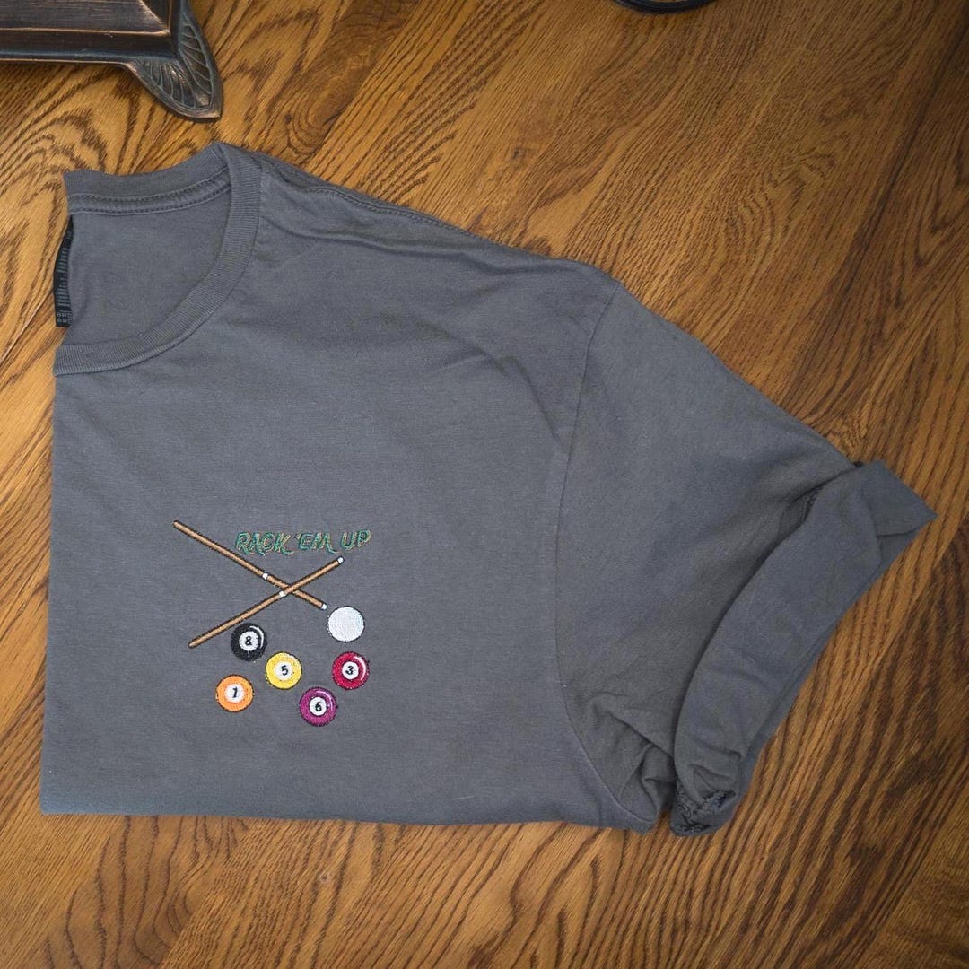 Rack ’em up Billiards Tee | Pool Player Shirt | Pool Hall T-shirt ...