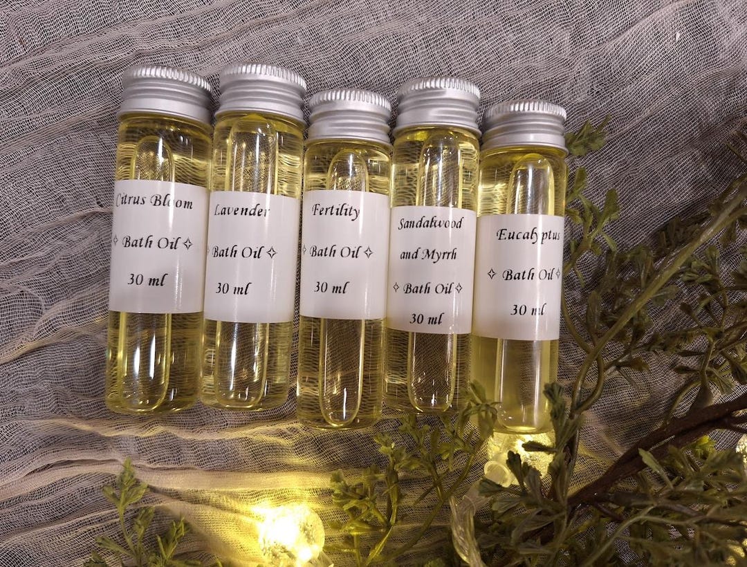 Essential Oil Bath Shot - Jojoba Oil Blend (30ml) - Etsy